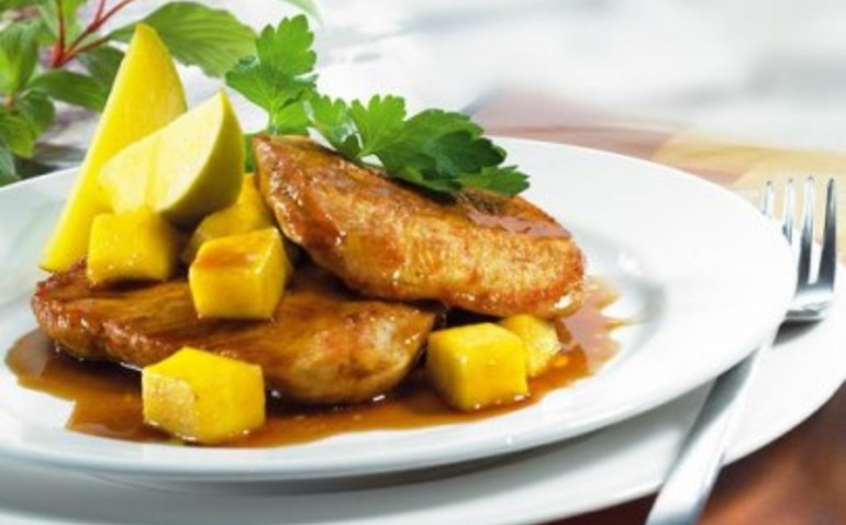 Mish qengji me mango - Receta Kuzhine