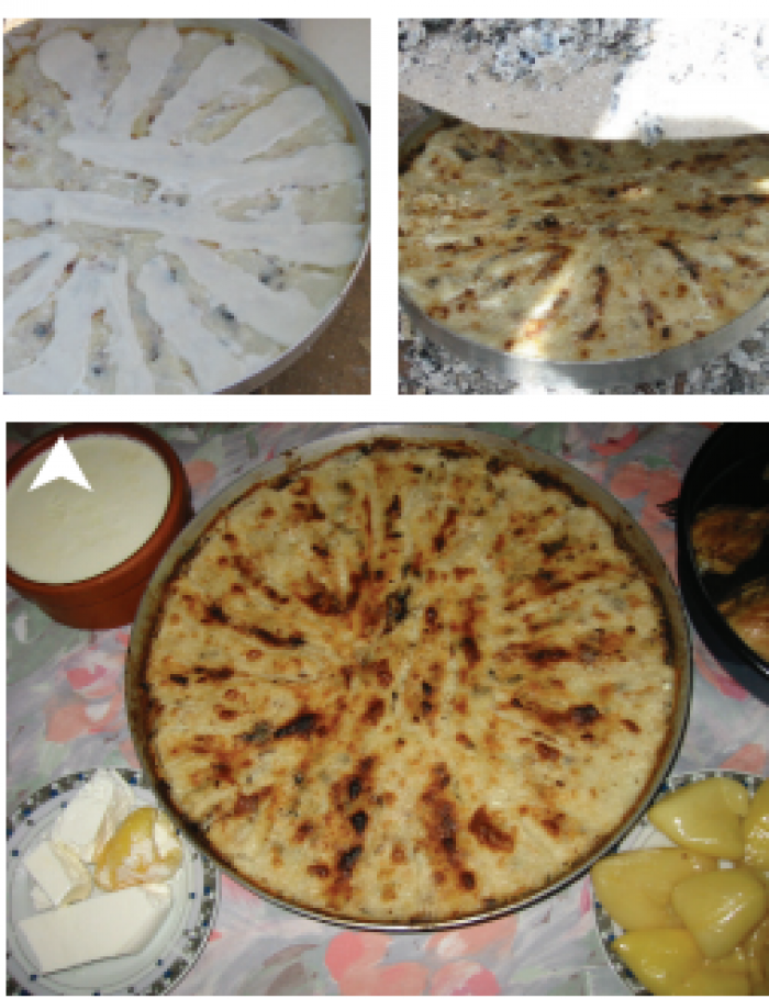 Fli misri e pjekur nën saç - Receta Kuzhine